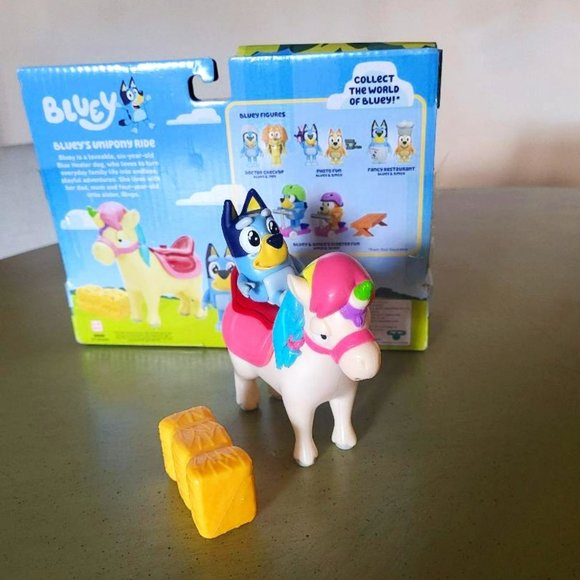 Bluey | Toys | Bluey Unipony Ride W 25 Bluey The Unipony A Saddle And A ...